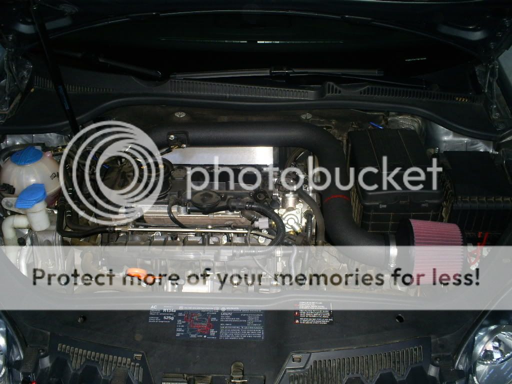 *DIY how to cut engine cover to fit with an aftermarket intake | VW ...