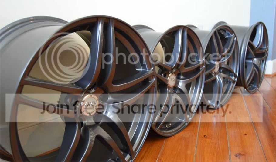 Wheels - Advan AVS Model 5 17/18 Gunmetal | NSX Prime
