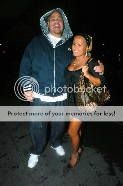 Fat Joe and wife Lorena Rios outside Aura Nightclub - London 8/19 ...