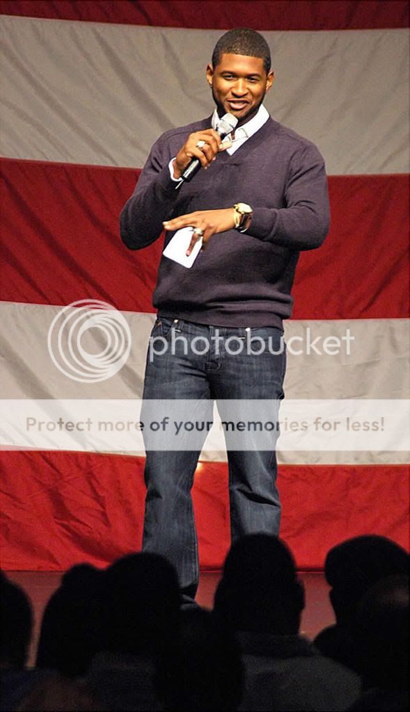 Usher @ Barack Obama Campaign Tour in the ATL 9/23 | Lipstick Alley