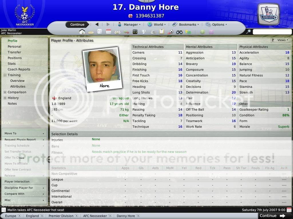 AFC Neoseeker! The End Is Near :( OBAI - FM2008 Stories Forum ...