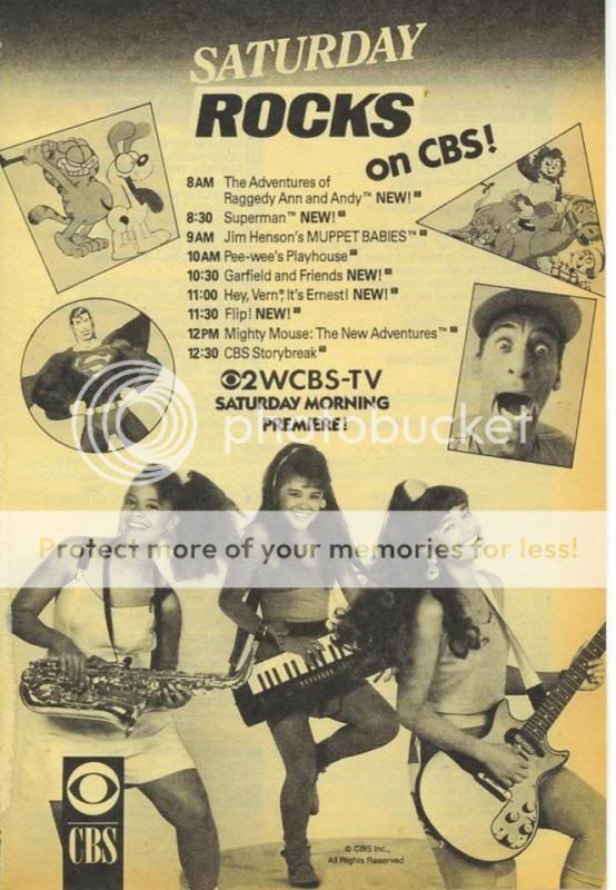 25 years ago this fall; Saturday ROCKS on CBS - Sitcoms Online Message ...